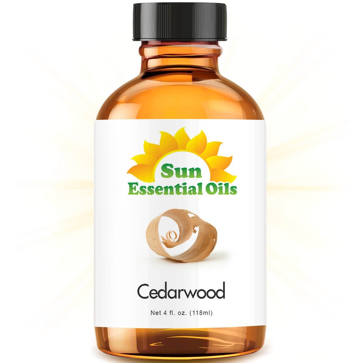 Cedarwood Essential Oil by Sun Organic, 4 ounce