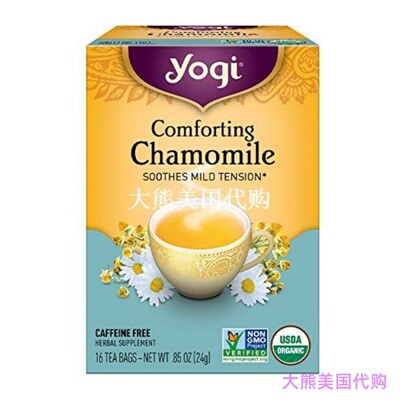 Yogi Tea, Comforting Chamomile, 16 Count (Pack of 6)