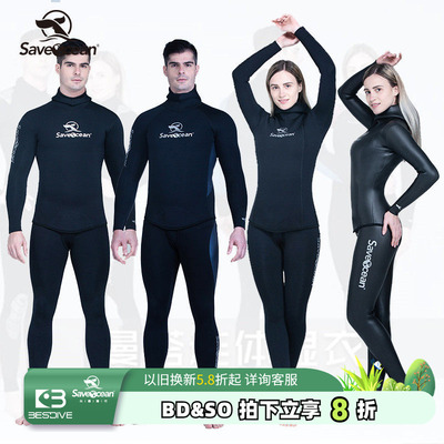 BESTDIVE自由潜衣男女款潜水服