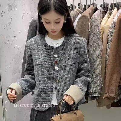 柔柔家阿兰小香休闲短外套