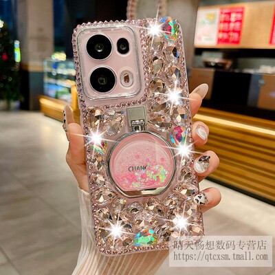 适用opporeno16手机壳防摔带挂绳