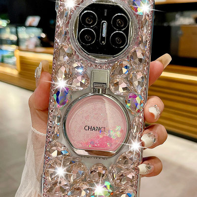 荣耀magicv5手机壳新款镶钻支架