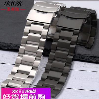 适用原厂汉密尔顿Hamilton魔鬼鱼钢带H78615135H78716983不锈钢表