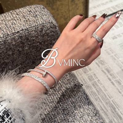 bvminc coco菱格满钻菱格纹手镯 极难买 珠宝级