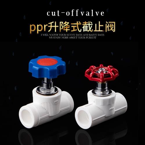ppr升降式阀门停止阀螺旋阀门闸阀自来水管阀门开关水开关家用4分