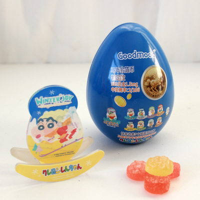 蜡笔小新联名款奇趣玩具蛋果汁糖