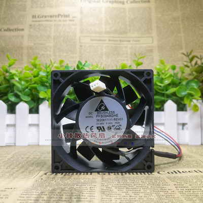 台达 PFB0948GHE 9238 48V 0.42A 9CM 机柜 服务器变频器散热风扇