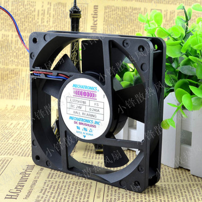 全新 MECHATRONICS 变频器风扇12CM 12025 24V 0.24A E1225H24B