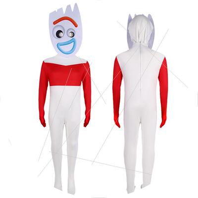 源头连体衣总动员4叉叉Forky角色扮演cosplay服装新品紧身衣玩具
