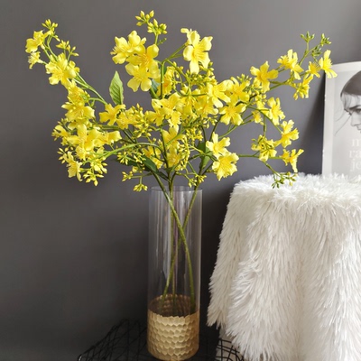 仿真油桐花梧桐花油菜花 家居样板间酒店室内外装饰设计假花