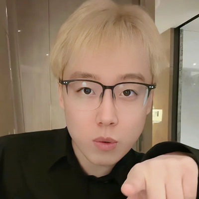 陈泽同款超轻TR木纹渐变色眼镜男