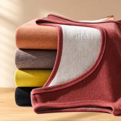 德绒背心女2025新款内搭护背加厚