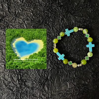 仙莉丝女混合材质未镶嵌日韩手链