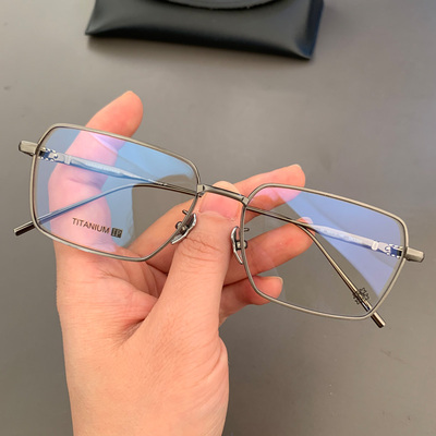 男女全框纯钛眼镜框架
