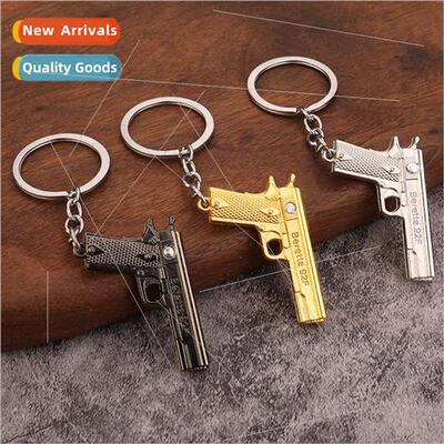 Mini metal pistol mens car pendant Jedi survival surrounding