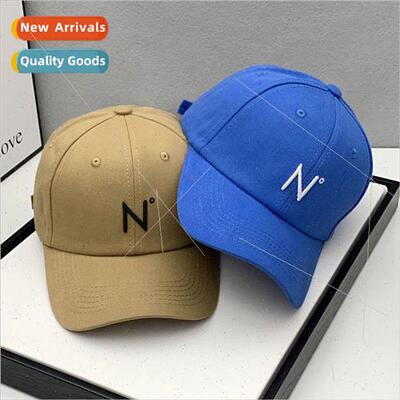 Fashion big head circumference N letters hat female spring a