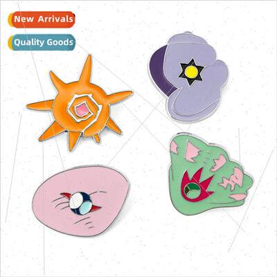 Cartoon Badge Pokemon Zinc Alloy Pin Pet Anime Orange Island