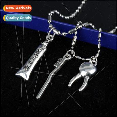 Personalized creative toothpaste toothbrush teeth combinatio