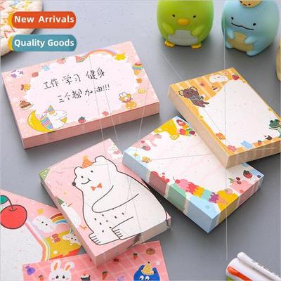 Creative cartoon sticky notes can not stick convenient book