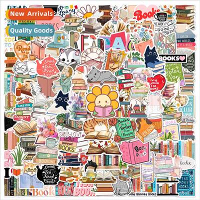 100 reading stickers desk decoration cell phone case tablet