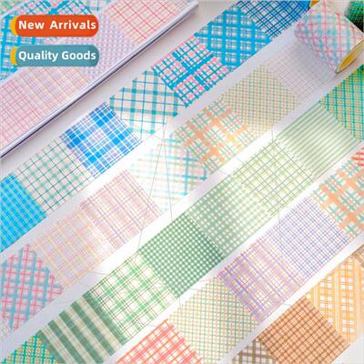 Colorful stripes series handbook washi tape cute landscape b