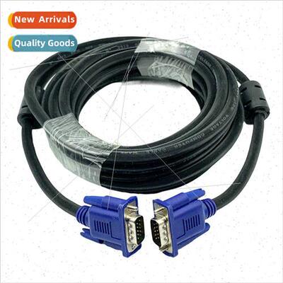 VGA 10 meters with magnetic ring VGA3+6 data cable all coppe