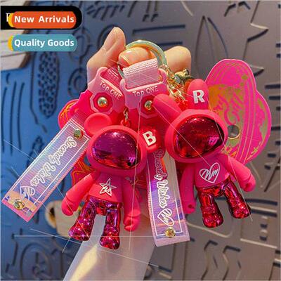 Cartoon peach gift bunny doll keychain nd exquisite cute cou