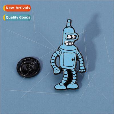 New Futurama Flying Out of the Future Robot Bender Brooch Ac