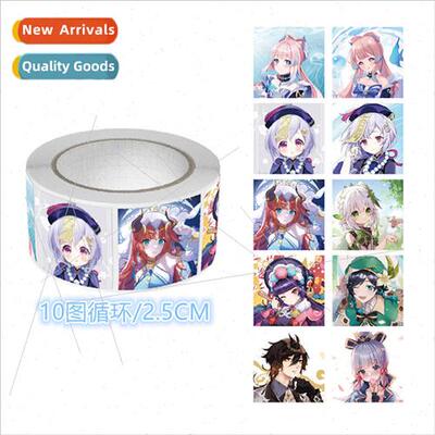 500 stickers/roll 25MM Harakami stickers secondary Japanese