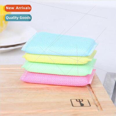 Home Color Sponge Dish Towel Rag Kitchen Cleaning Pot Scrubb