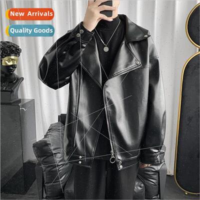 Hong Kong  fall and winter new Korean couples biker leather
