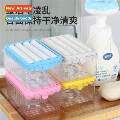 Multi-functional roller laundry soap box hand-free lathering