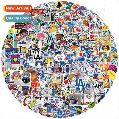 200 pcs of ball sports rugby graffiti stickers luggage guita