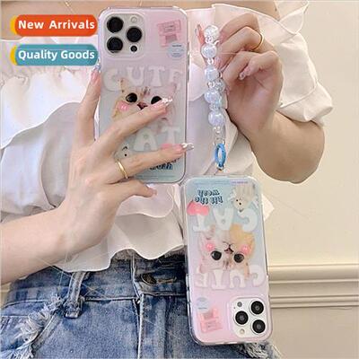 Pink Blush Cat IPhone13/14ProMax Double Sided Apple 12/11 Ph