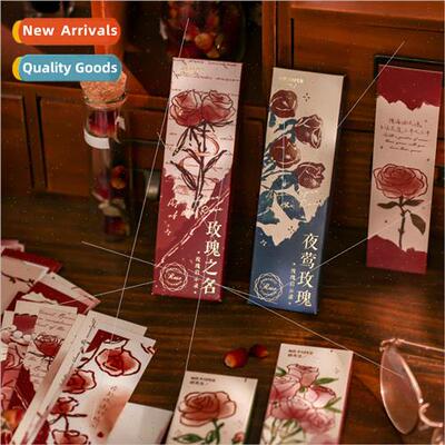 Bookmarks Rose Apocalypse Collection ght Vintage Message  Ca