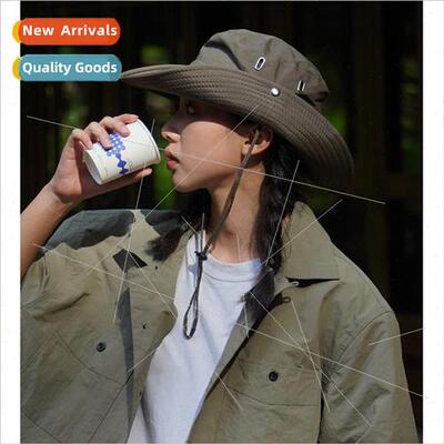 Fisherman hat female outdoor sun hat summer new sun hat uv f