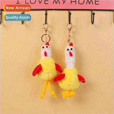 Creative stching chicken plush doll pendant couple girlfrien