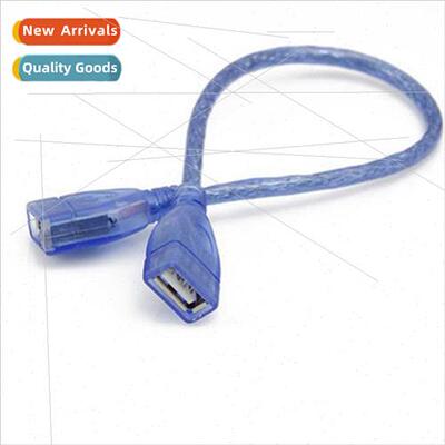 适用 0.3 meters blue USB female to female data cable Dual He