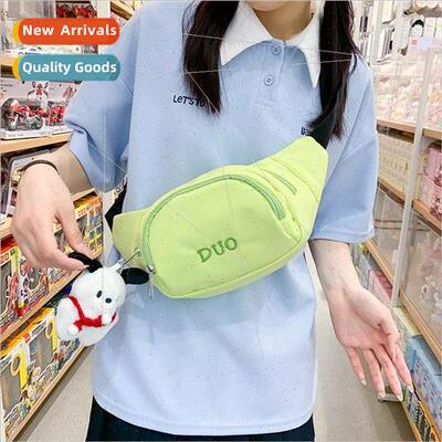 New literary candy color female students literary fanny pack