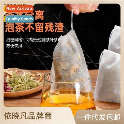100 Nonwoven Tea Bags Disposable Fiber Bags Soup ing Tea Bag