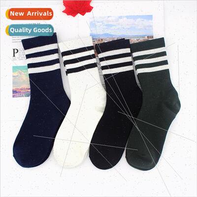 Korean  of the men and women couples sports socks cotton thr