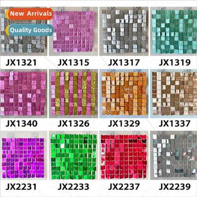 anxiu Crafts 3D wind-up board Party background glitter squar