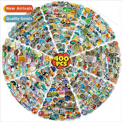 400 Stickers Outdoor Scenery Travel Camping Car Mountain Wut
