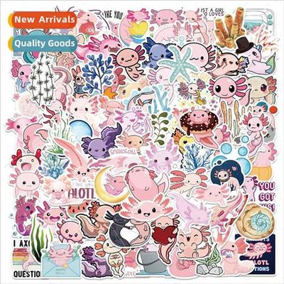 100 Cute Salamander Graffiti Stickers PVC Stickers Waterproo