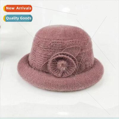 Middle-aged and elderly hat female fall and winter fashion r