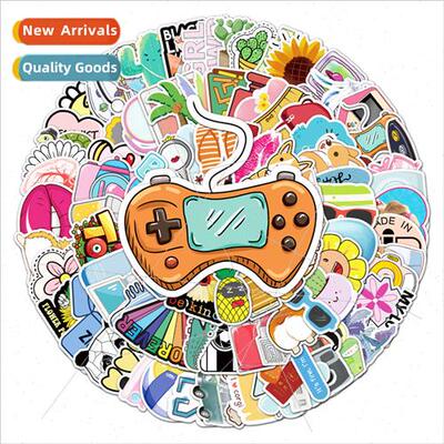 100 VSCO luggage stickers creative nd graffiti waterproof su