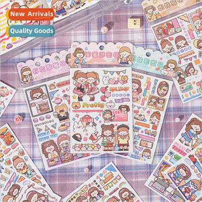 Japanese paper stickers Seven Seven girlfriends daily Cute c