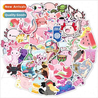 50 Cute Salamander Series Stickers Cartoon Animal Salamander