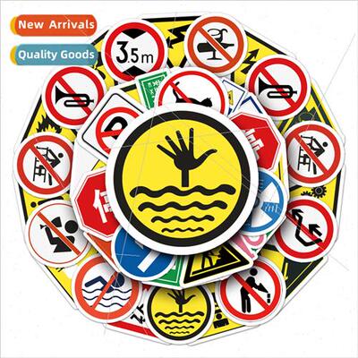 50 Highway  Cartoon Stickers ggage Laptop Suitcase Car Water
