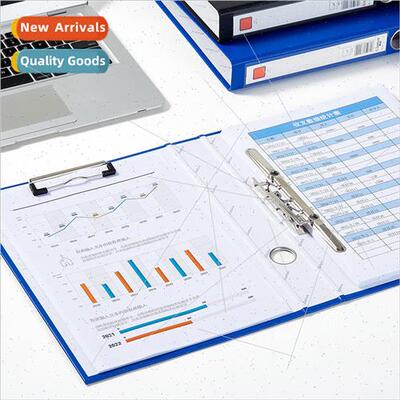 A4 Office Cardboard Folder Paper Folder Long Pawn Clip + Boa